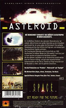 OFDb - Asteroid - Tod aus dem All (1997) - Video: Starlight (Space Collection)
