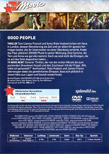 OFDb - Good People (2014) - DVD: Splendid Film / TV Movie