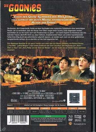 OFDb - Die Goonies (1985) - Blu-ray Disc: Nameless Media / EYK Media (Mediabook / Cover A)