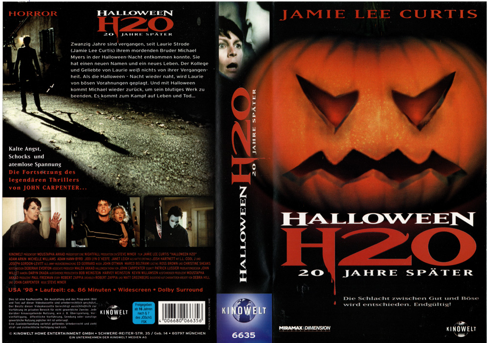 OFDb - Halloween H20 (1998) - Video: Kinowelt