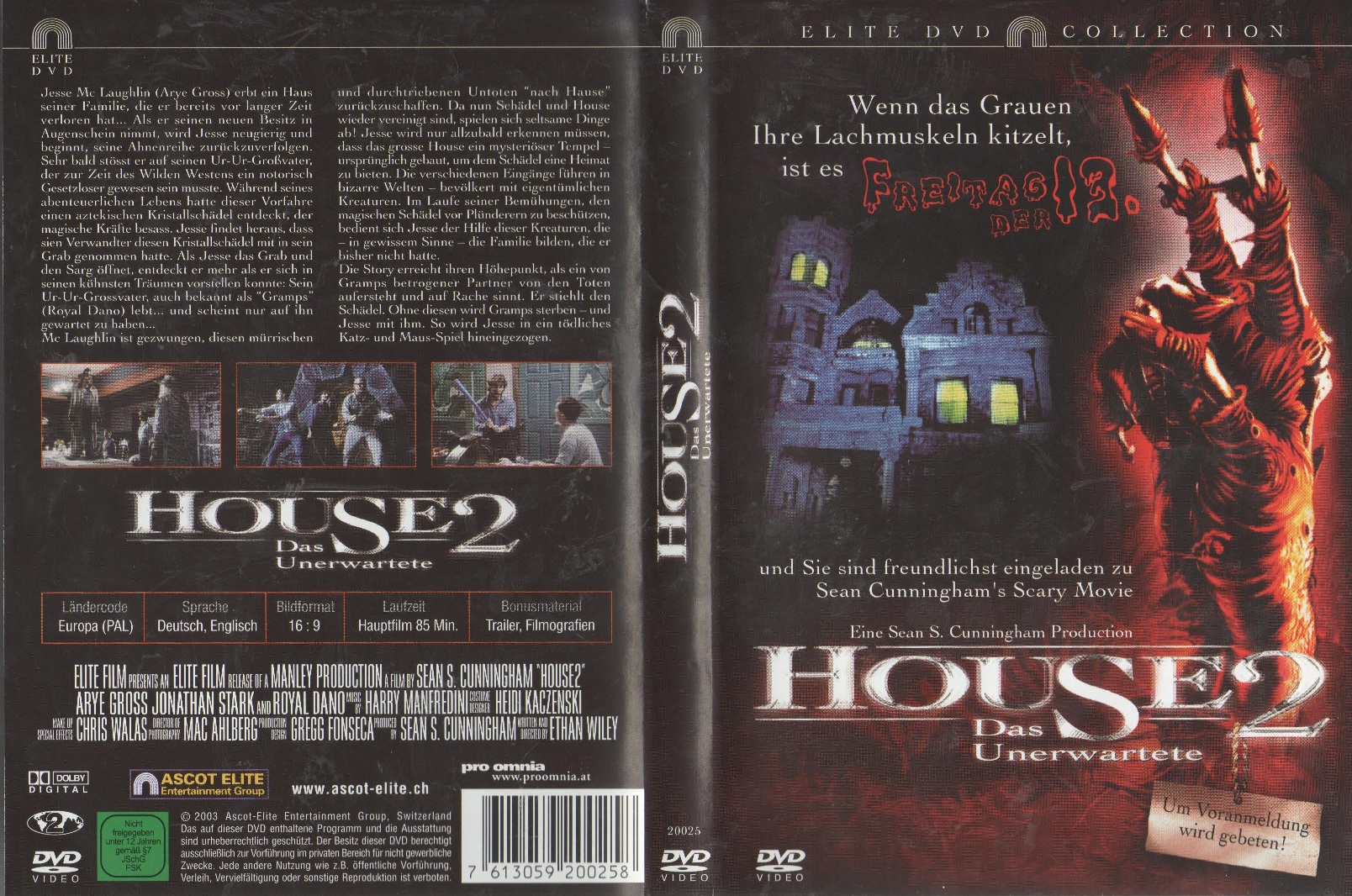 OFDb - House 2 - Das Unerwartete... (1987) - DVD: Ascot Elite / Splendid