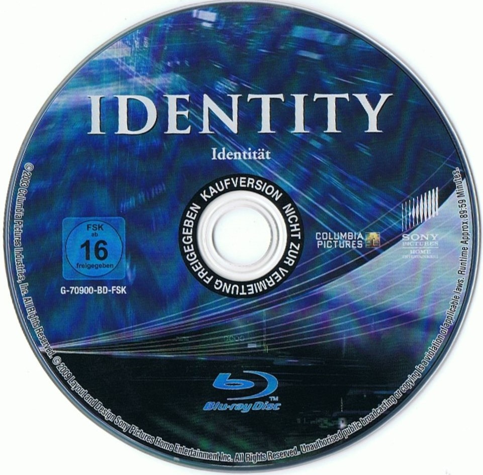 OFDb - Identität (2003) - Blu-ray Disc: Sony