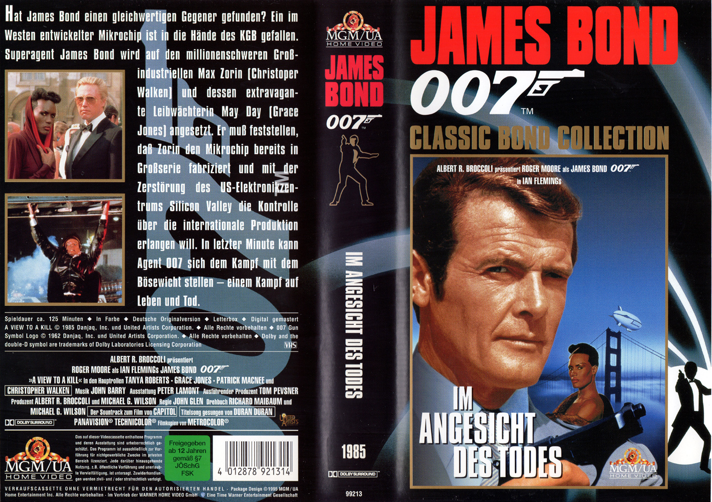 OFDb - Im Angesicht des Todes (1985) - Video: MGM/UA (Classic Bond Collection, 1995)