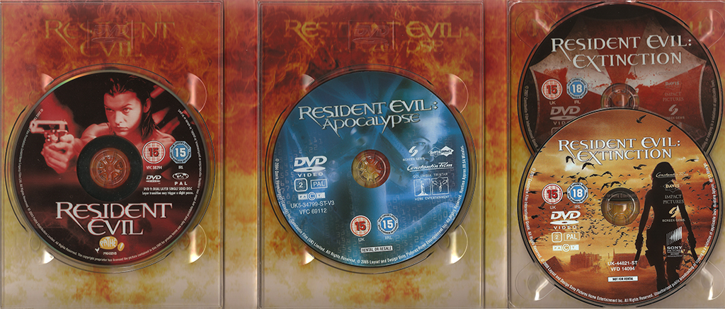 OFDb - Resident Evil (2002) - DVD: Sony (Resident Evil Trilogy)