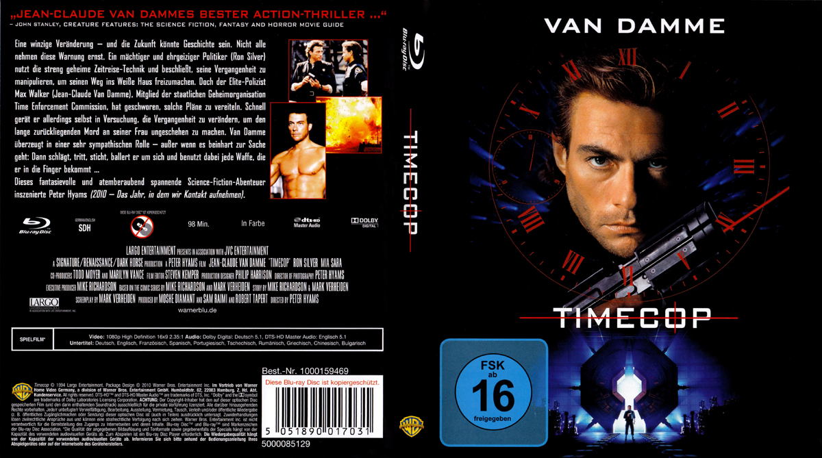OFDb - Timecop (1994) - Blu-ray Disc: Warner