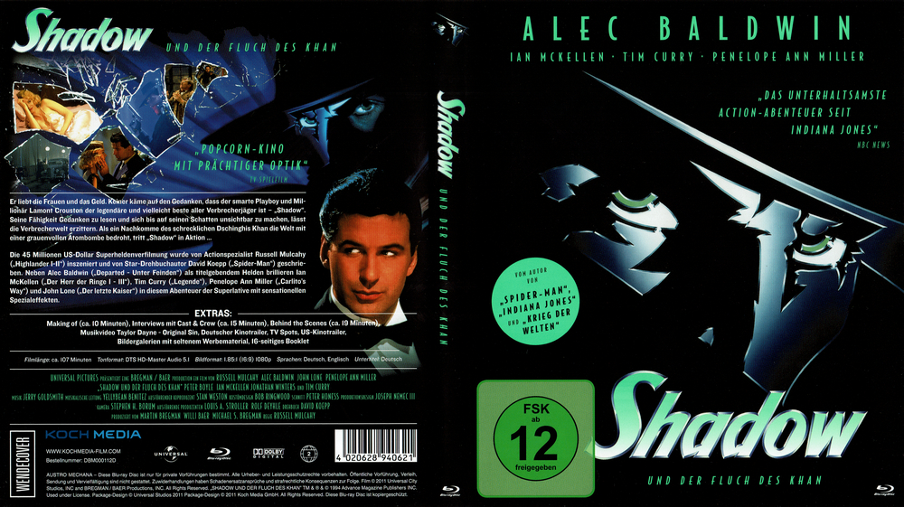 OFDb - Shadow und der Fluch des Khan (1994) - Blu-ray Disc: Koch Media / Universal