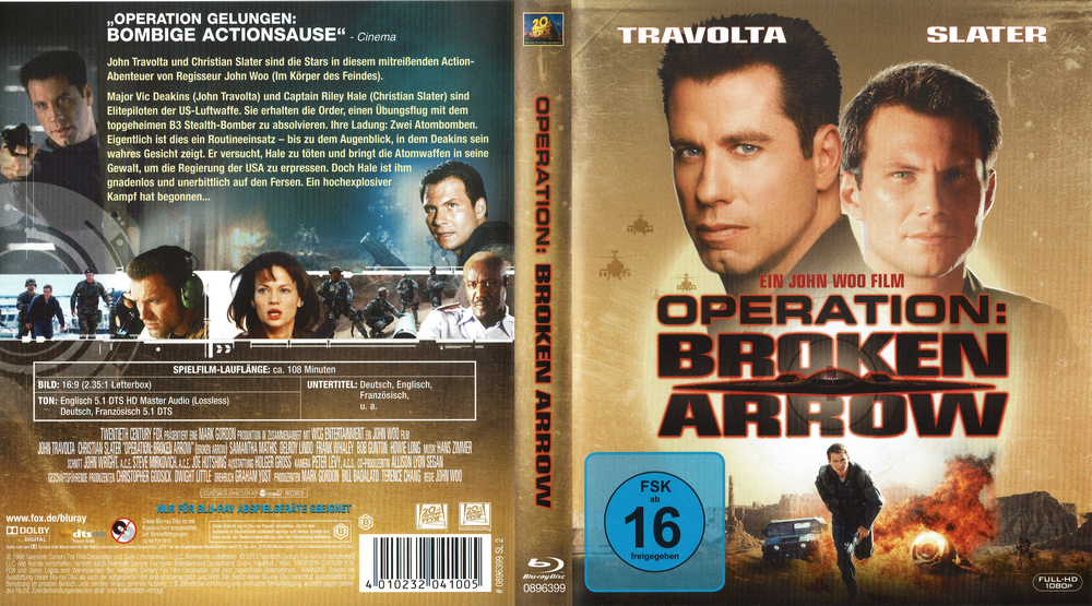 OFDb - Operation: Broken Arrow (1996) - Blu-ray Disc: 20th Century Fox (Neuauflage)