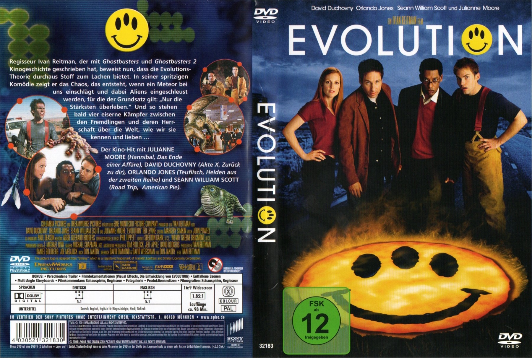 OFDb - Evolution (2001) - DVD: Sony (Neuauflage)