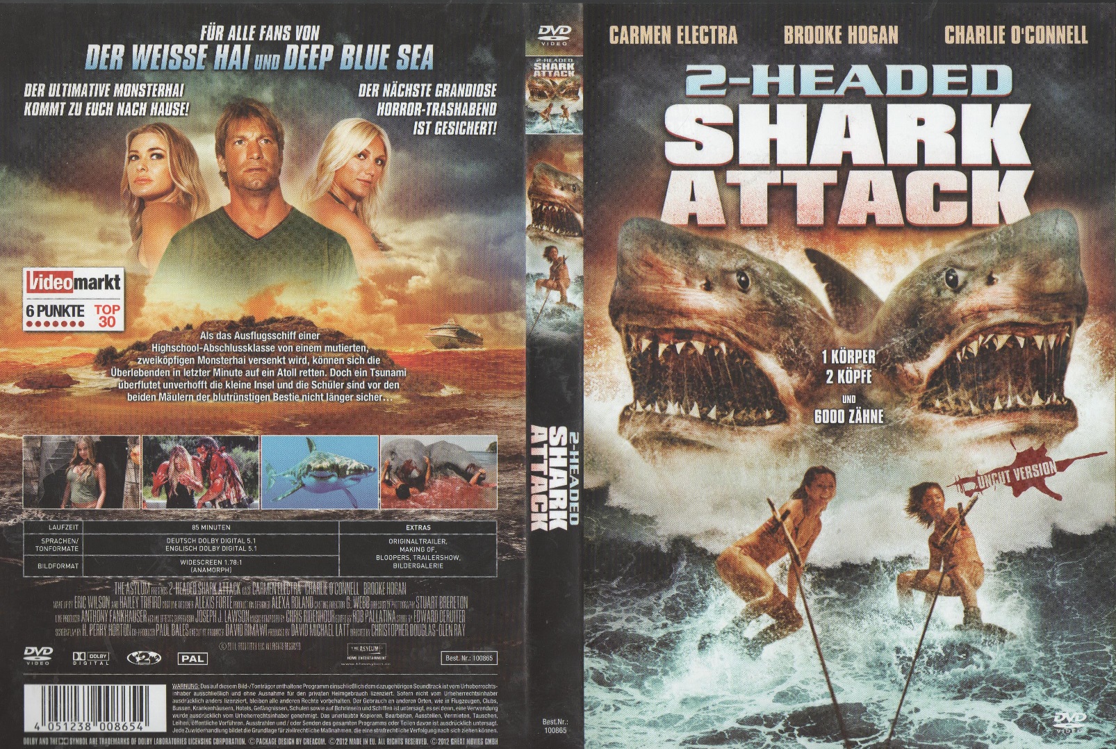 OFDb - 2-Headed Shark Attack (2012) - DVD: Great Movies / dtp entertainment