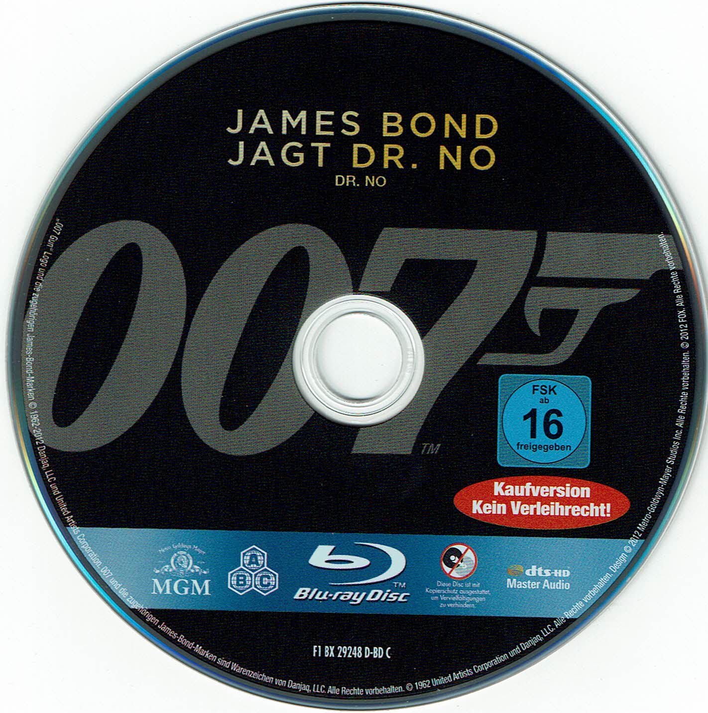 OFDb - James Bond 007 jagt Dr. No (1962) - Blu-ray Disc: MGM / 20th Century Fox (Neuauflage)