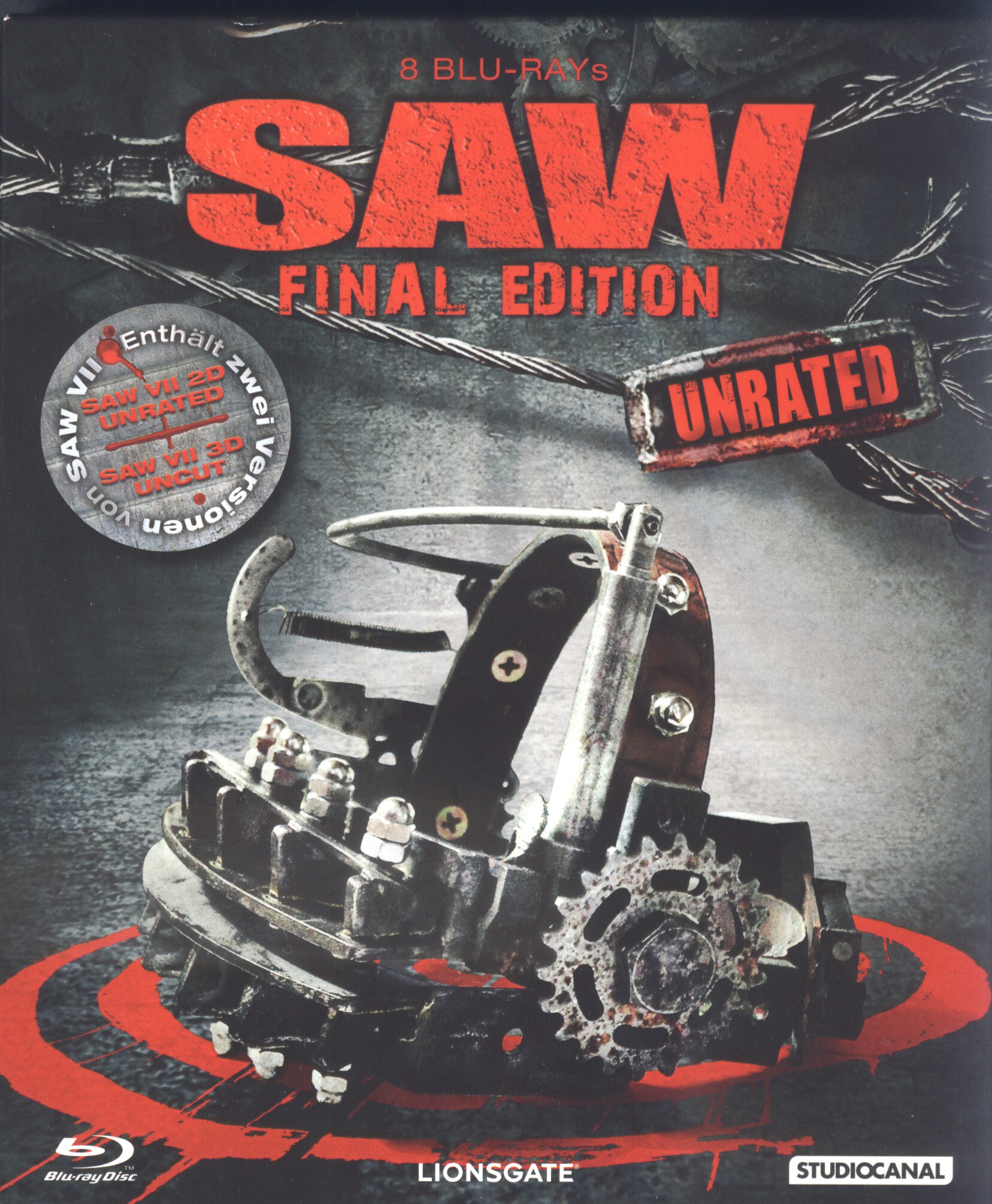 OFDb - Saw 3D - Vollendung (2010) - Blu-ray Disc: Studiocanal (Final Edition) (Neuauflage)