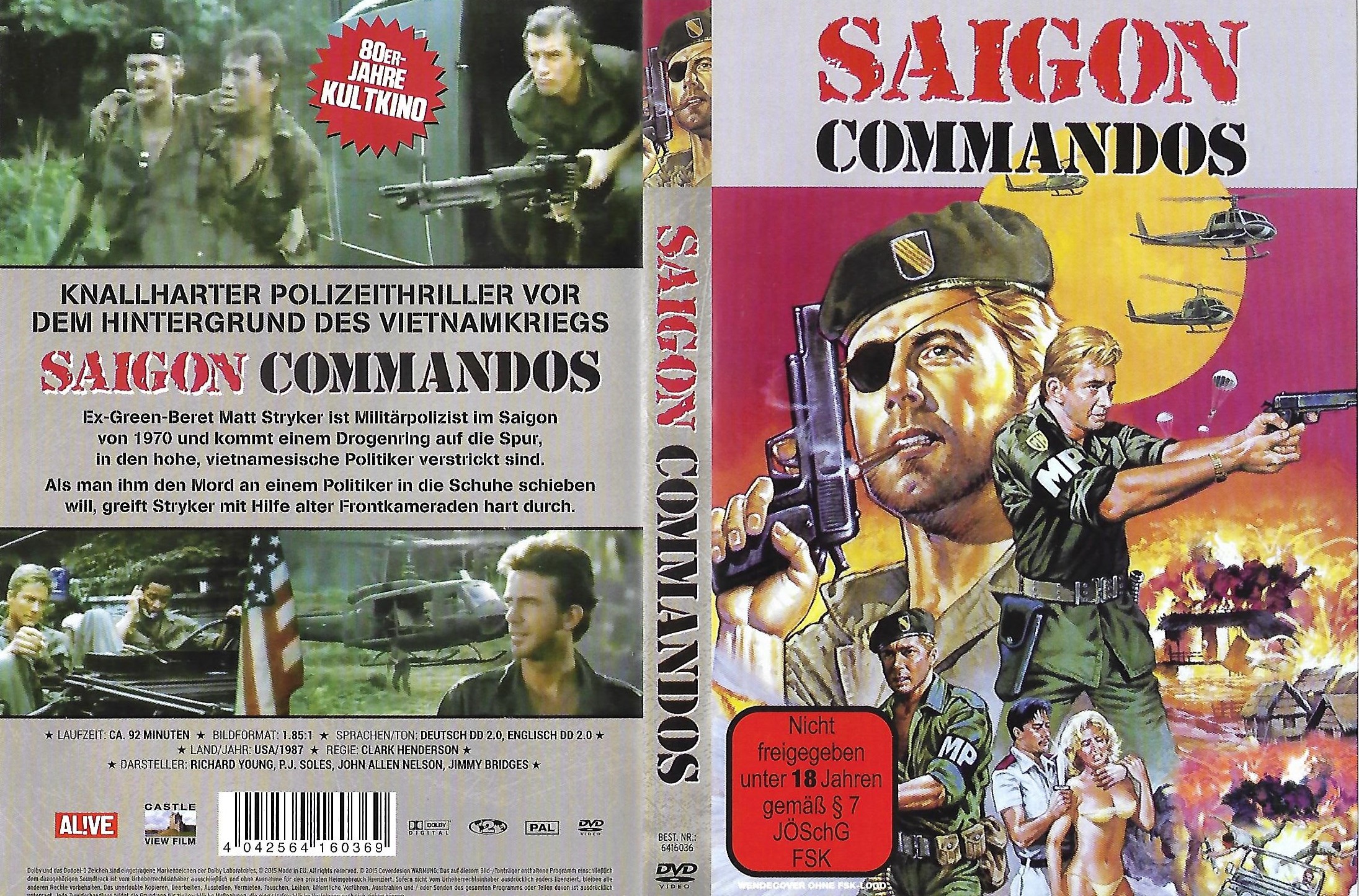 OFDb - Saigon Commandos (1988) - DVD: Castle View Film / AL!VE