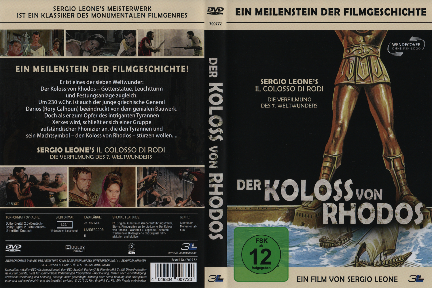 OFDb - Der Koloss von Rhodos (1961) - DVD: 3L