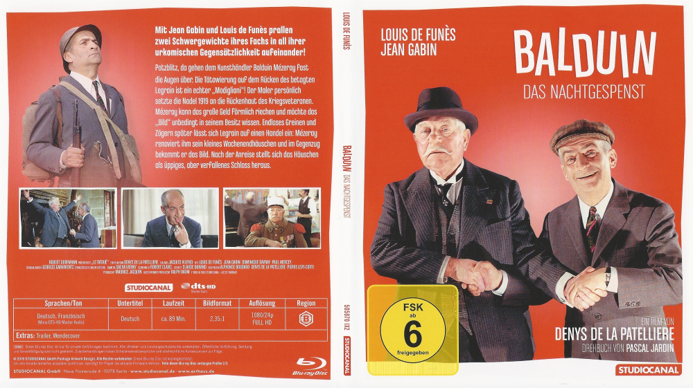 OFDb - Balduin, das Nachtgespenst (1968) - Blu-ray Disc: StudioCanal (Balduin Collection)