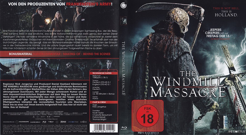 OFDb - The Windmill Massacre (2016) - Blu-ray Disc: Meteor Film / EuroVideo