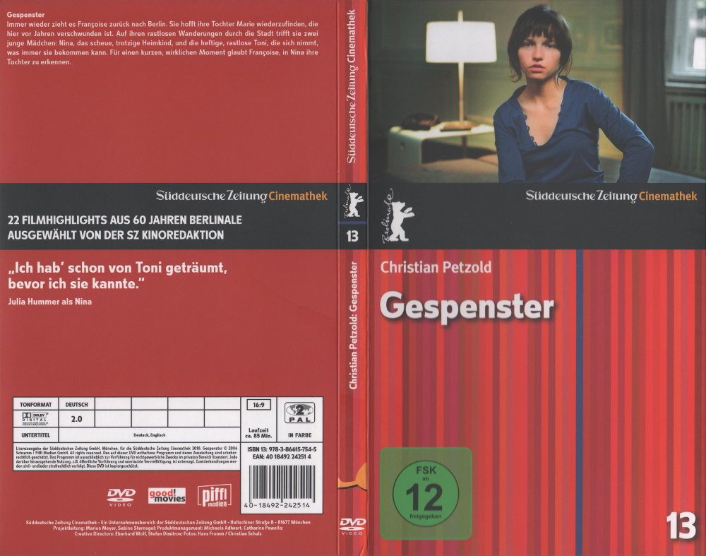 OFDb - Gespenster (2005) - DVD: SZ / Piffl (Süddeutsche Zeitung Cinemathek)
