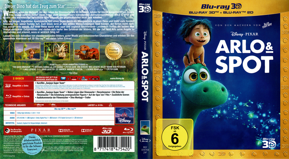 OFDb - Sanjays Super Team (2015) - Blu-ray Disc: Disney / Pixar [Arlo ...