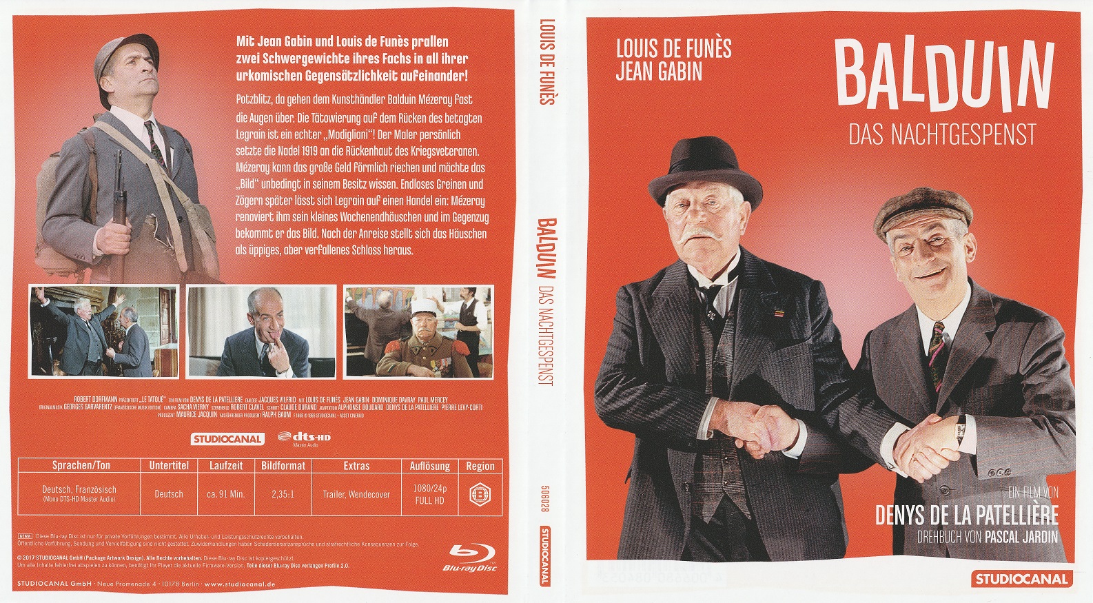 OFDb - Balduin, das Nachtgespenst (1968) - Blu-ray Disc: StudioCanal