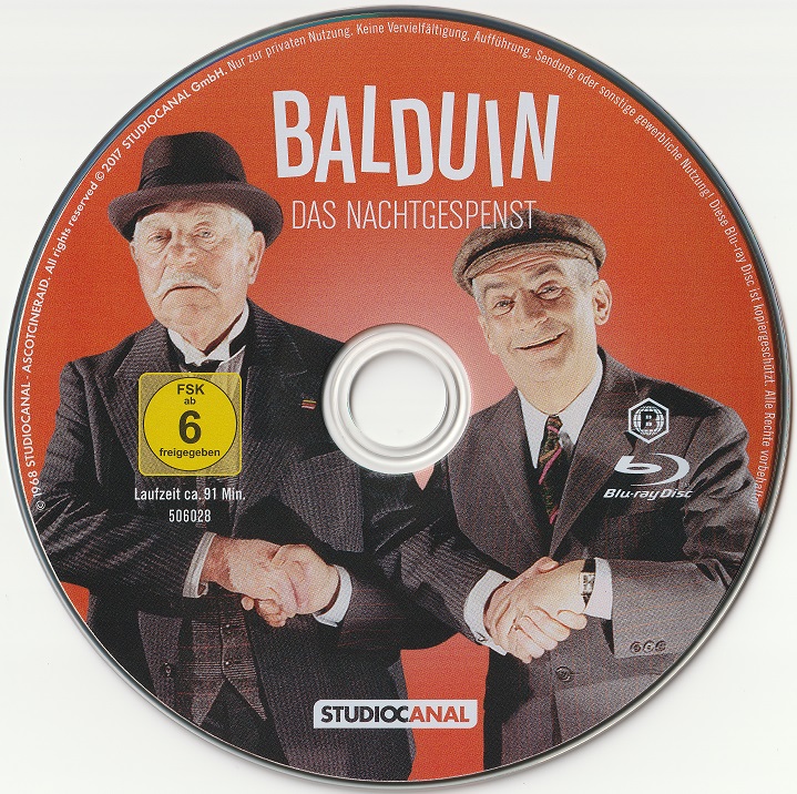 OFDb - Balduin, das Nachtgespenst (1968) - Blu-ray Disc: StudioCanal