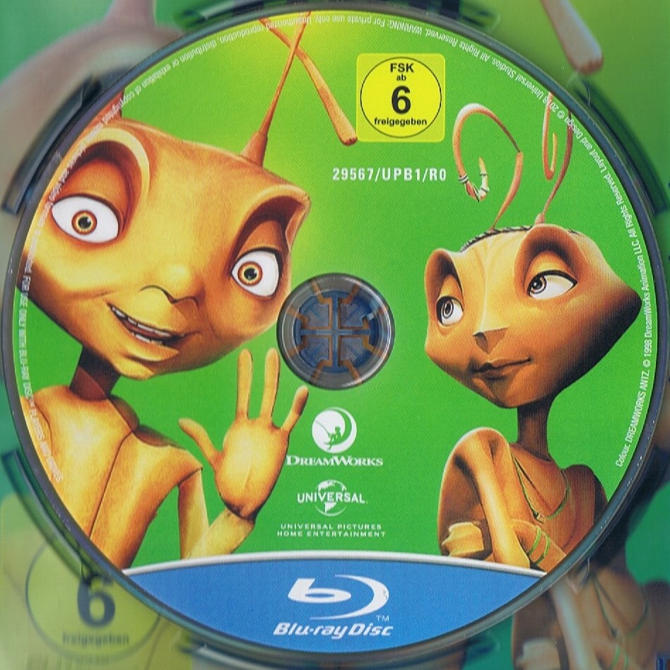 OFDb - Antz (1998) - Blu-ray Disc: Dreamworks / Universal