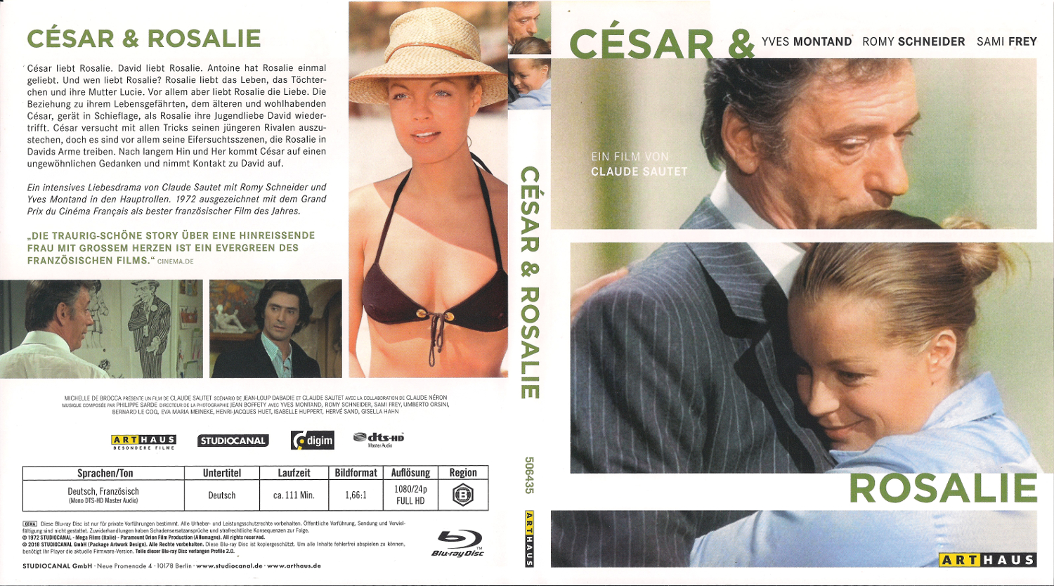 OFDb - Cesar und Rosalie (1972) - Blu-ray Disc: Arthaus / Studiocanal