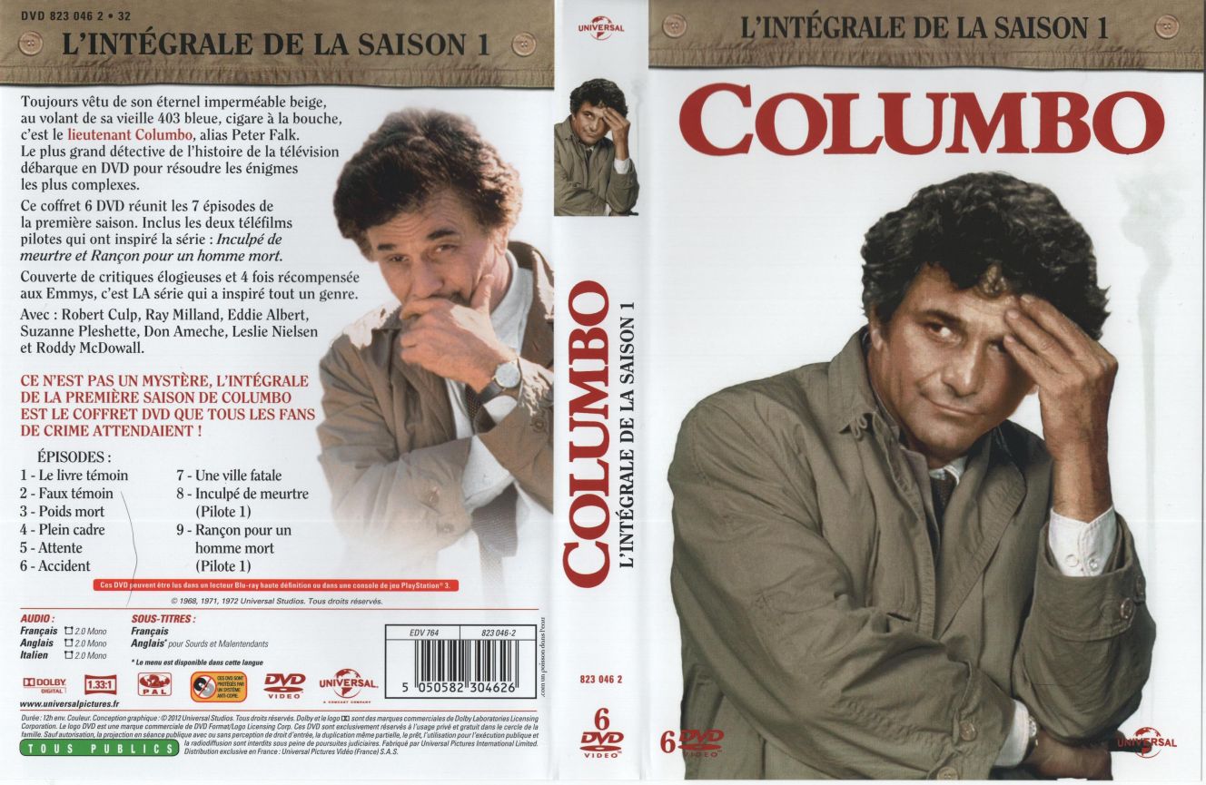 OFDb - Columbo: Mord mit der linken Hand (1971) - DVD: Universal (Die komplette Serie)