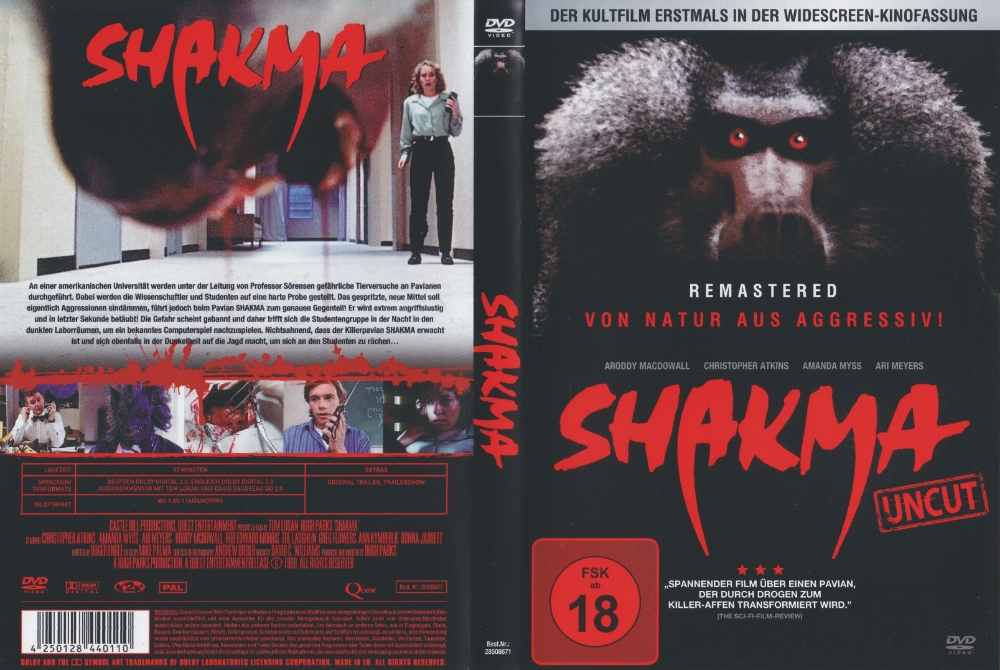OFDb - Shakma (1990) - DVD: White Pearl Movies / daredo