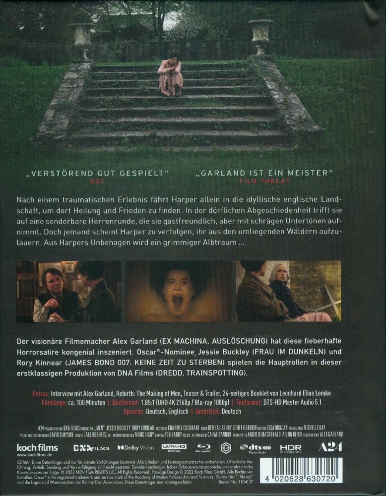 OFDb - Men - Was dich sucht, wird dich finden (2022) - Ultra HD Blu-ray: Koch Films (Mediabook ...