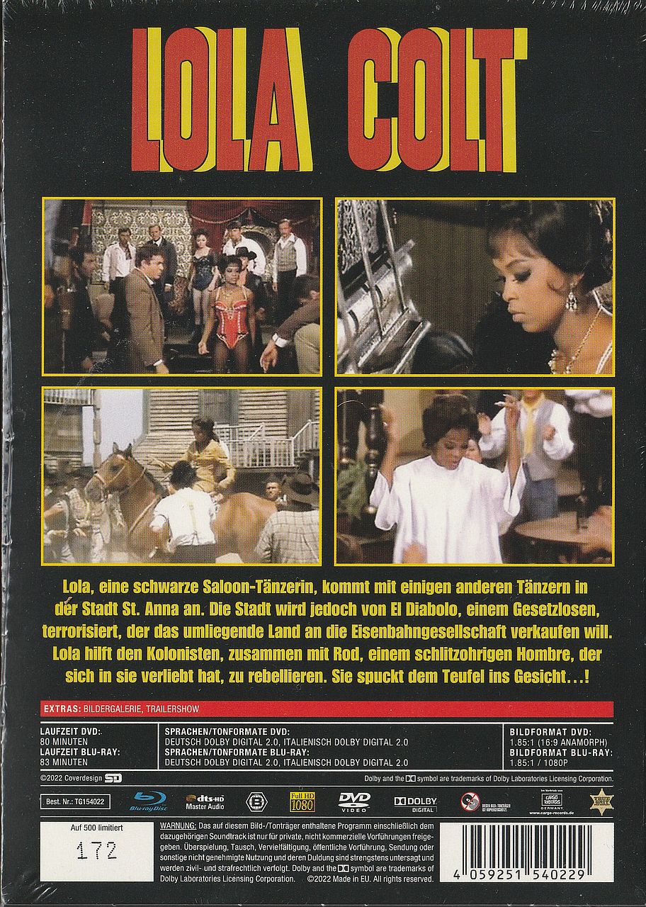 OFDb - Lola Colt... sie spuckt dem Teufel ins Gesicht (1967) - Blu-ray Disc: True Grit / Cargo ...
