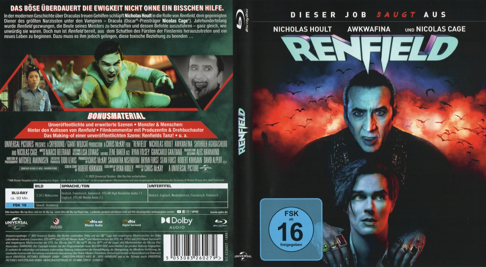 OFDb - Renfield (2023) - Blu-ray Disc: Universal