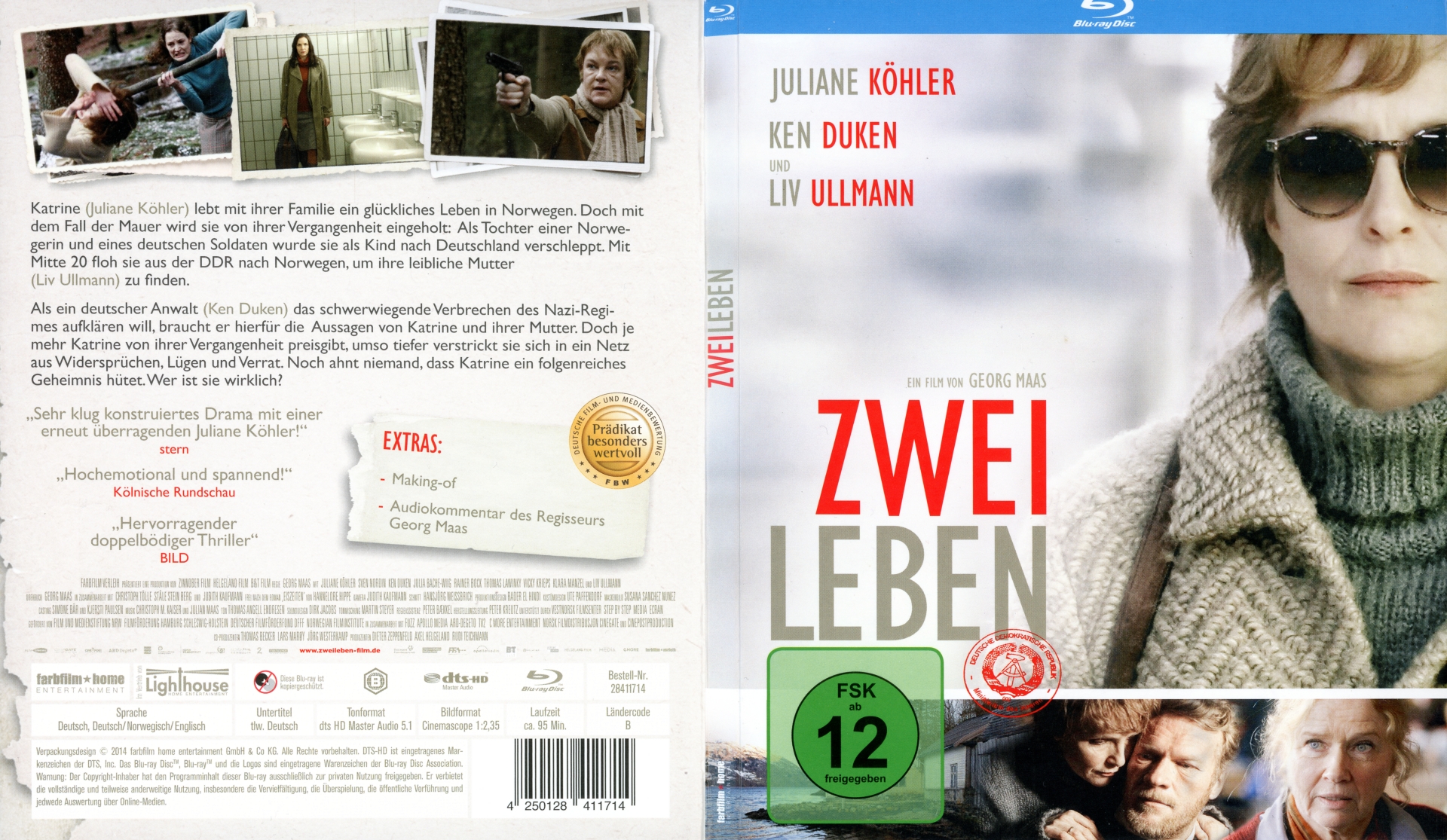 OFDb - Zwei Leben (2012) - Blu-ray Disc: farbfilm home entertainment / Lighthouse
