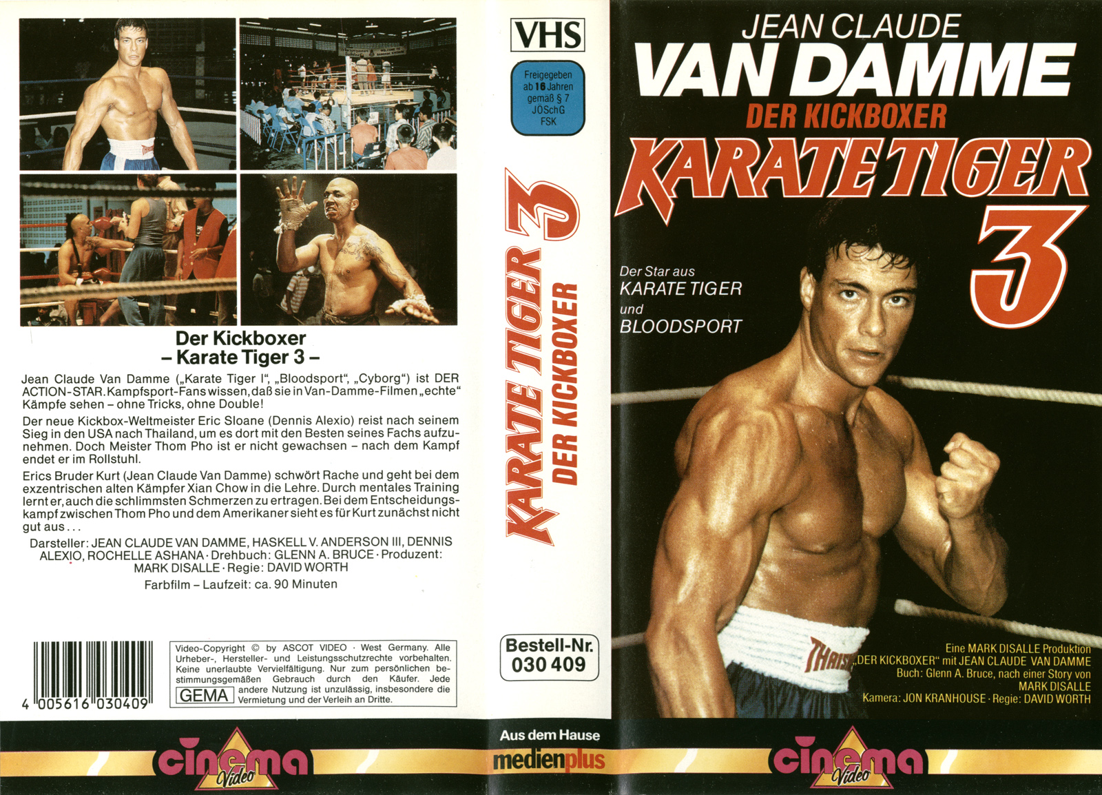 OFDb - Der Kickboxer - Karate Tiger 3 (1989) - Video: Cinema Video