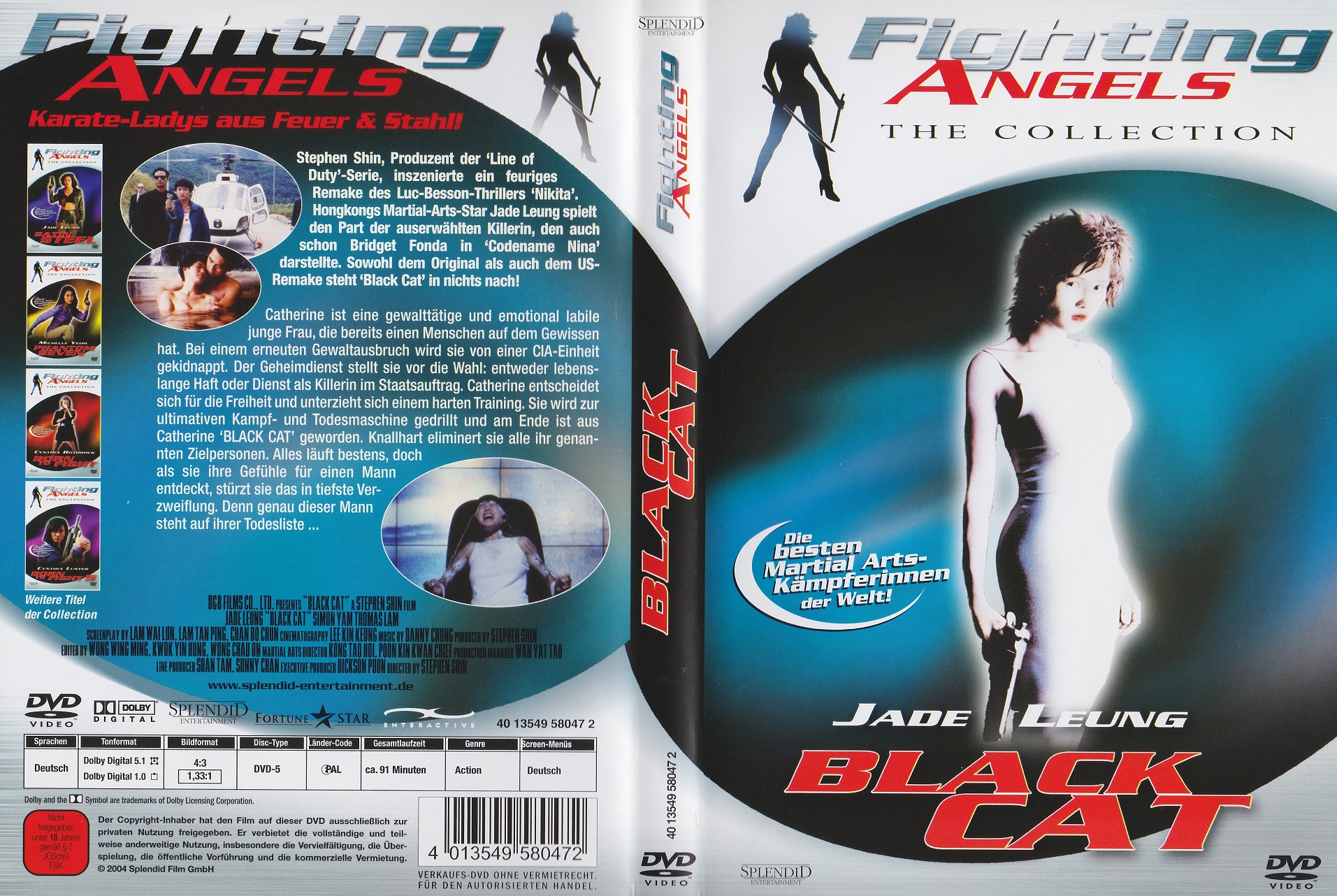 OFDb - Black Cat (1991) - DVD: Splendid (Fighting Angels Collection)