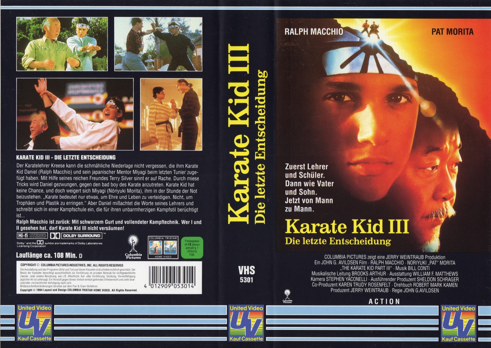 OFDb - Karate Kid III - Die letzte Entscheidung (1989) - Video: UV United Video